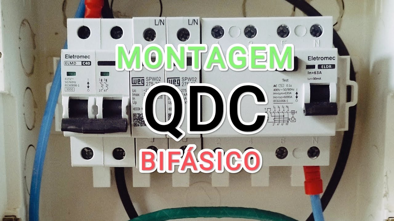 MONTAGEM DA INSTALAÇÃO DO QDC PT1 - YouTube