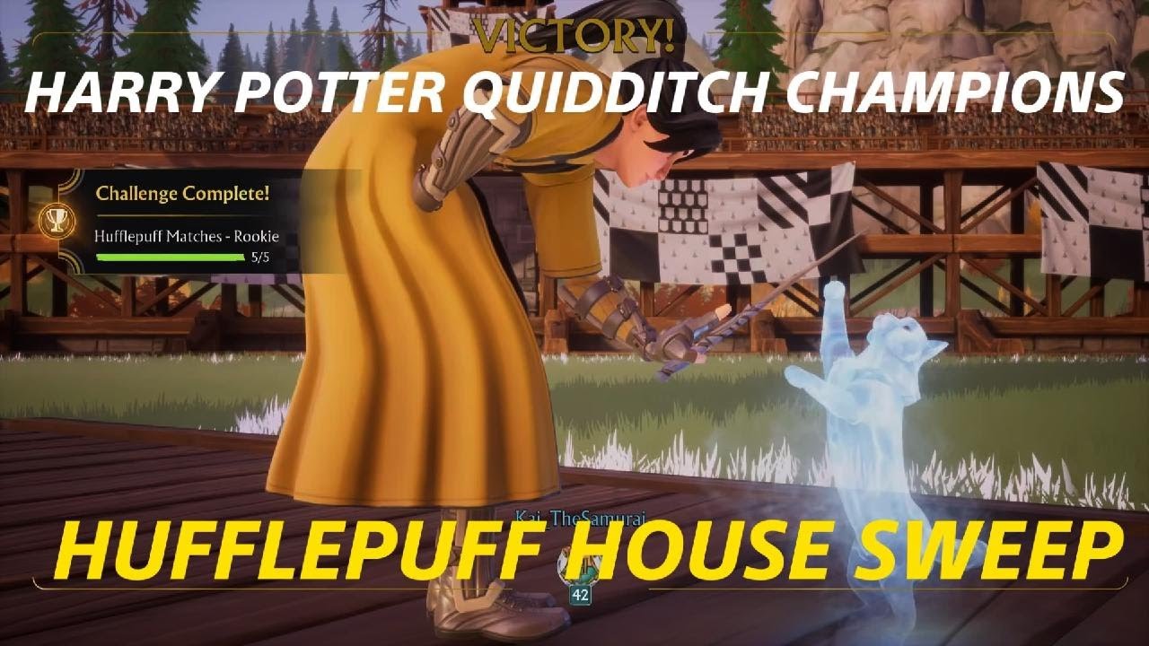 Harry Potter Quidditch Champions Hufflepuff Sweep - YouTube