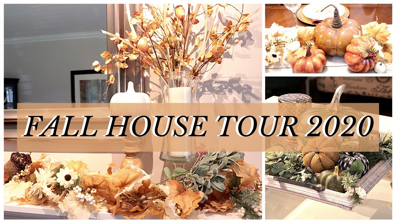 Fall House Tour 2020 | BONUS room reveals! | Warm & Cozy Autumn Decor ...