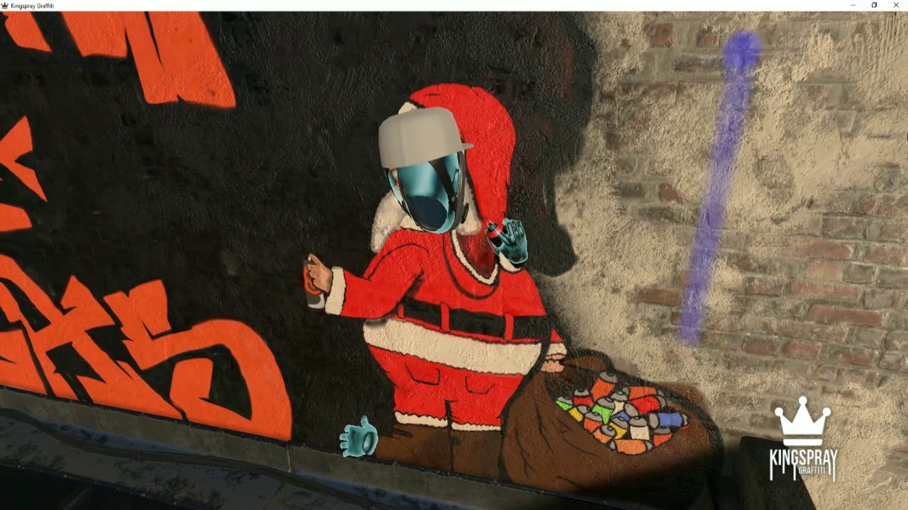 kingspray graffiti - rooftop/singleplayer - willberto 1 - MERRY ...