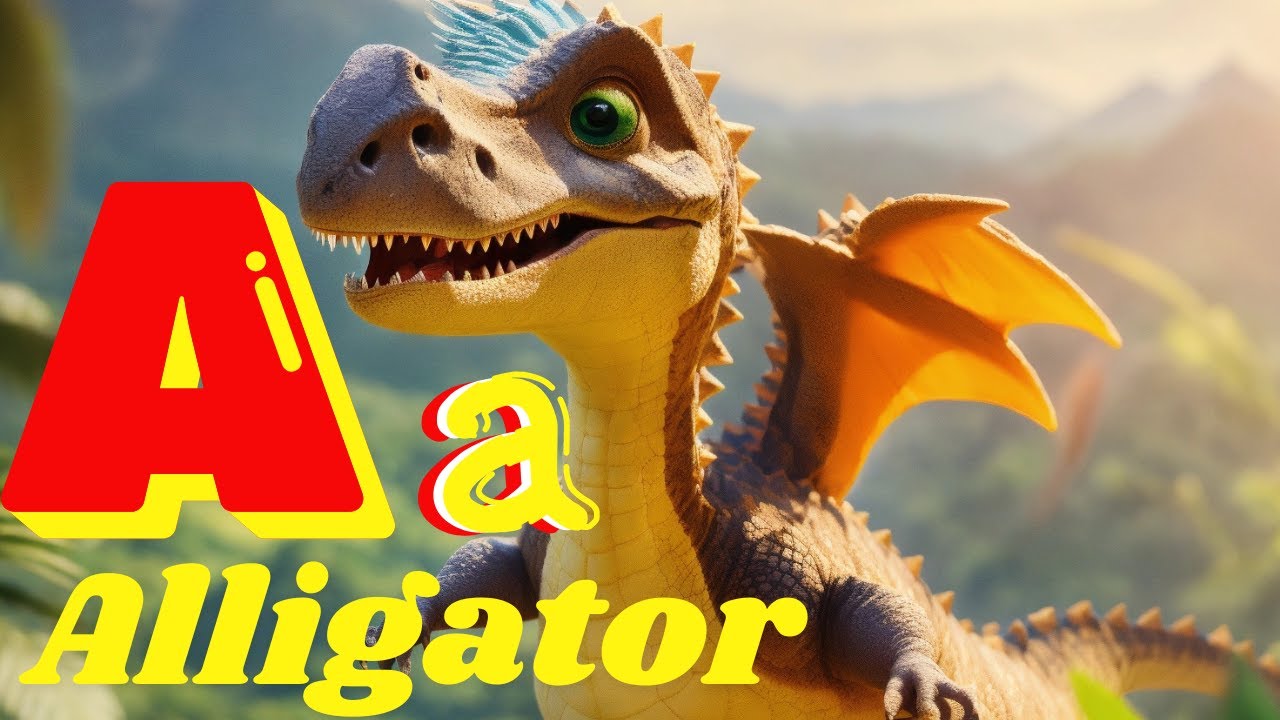 A to Z Animals for Kids! 🐊🦁 | Fun ABC Animal Song with 3D Animation 🎶 ...