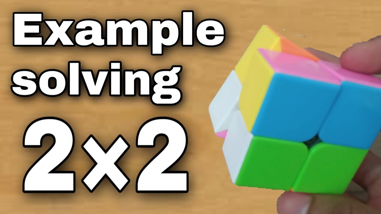 2×2 example solving for beginner (7.19) || atonu cubing || example ...