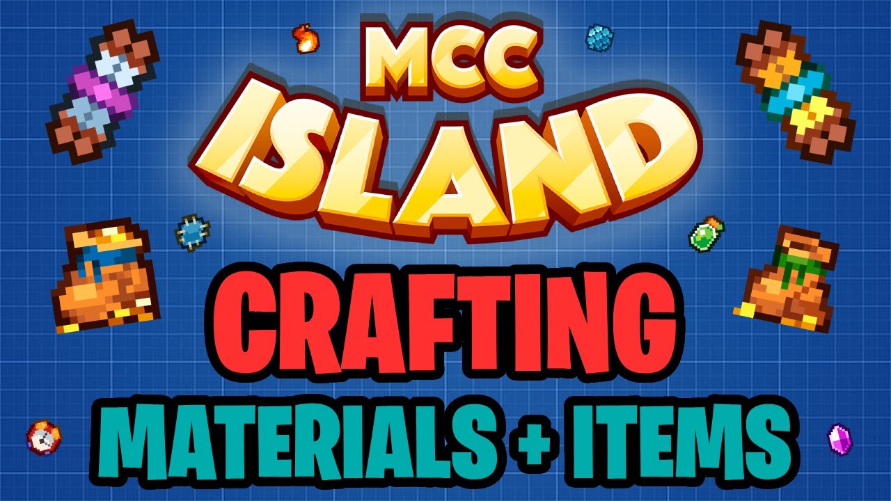 MCC Island: COMPLETE GUIDE on Crafting, Materials, and Items (Infinibag) - YouTube