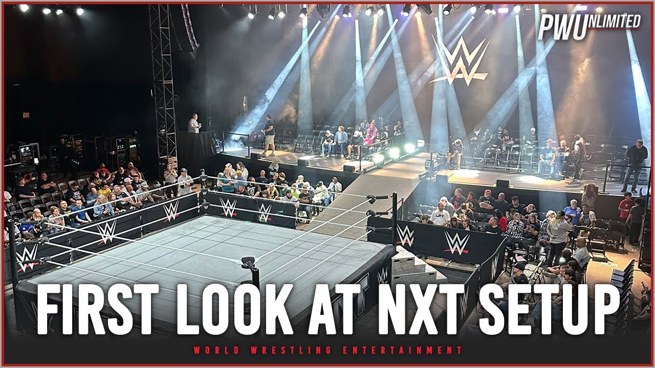First Look At The Setup For Tonight's NXT - YouTube