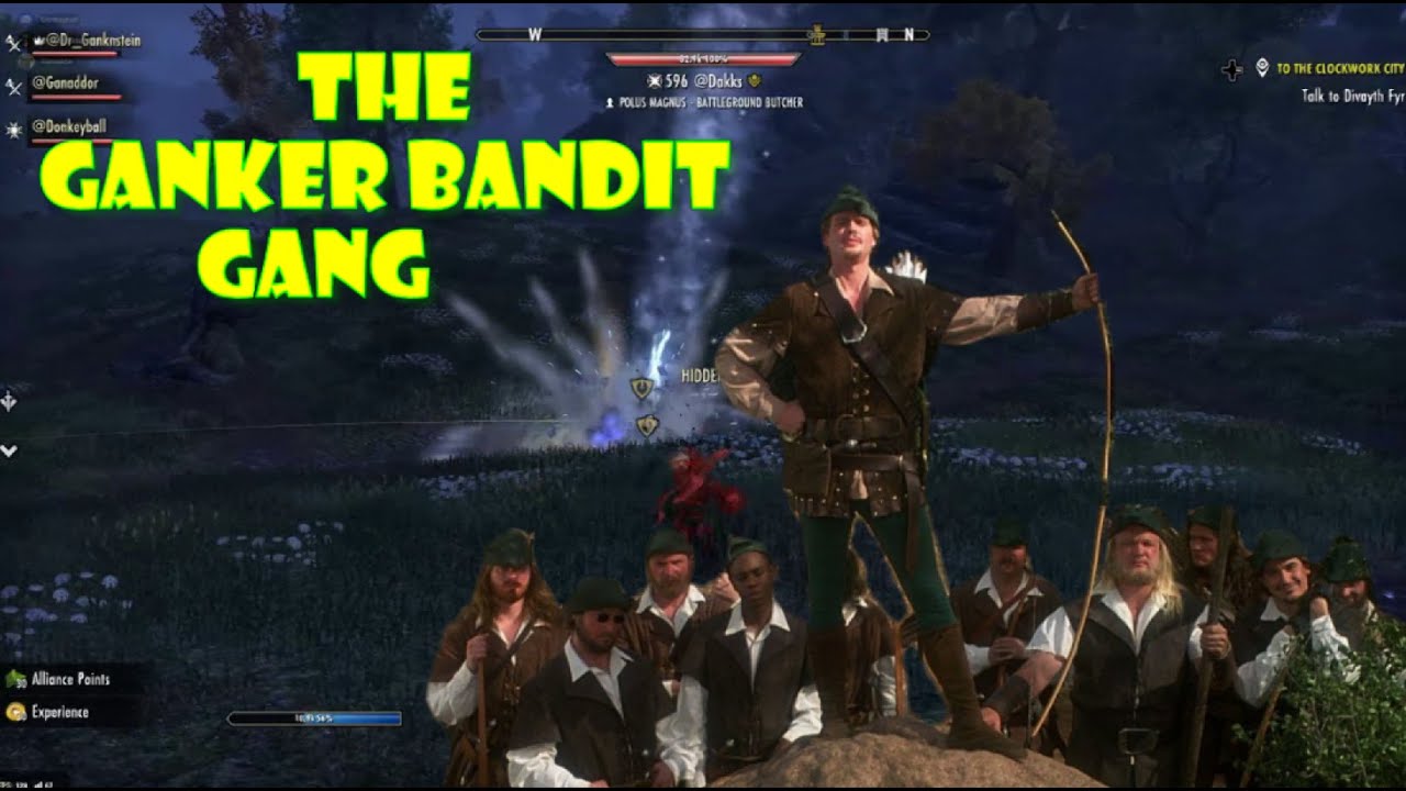 ESO The Ganker Bandit Gang - Life in the Fast Lane - YouTube