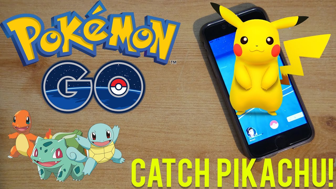 How to catch Pikachu on Pokemon GO! - YouTube