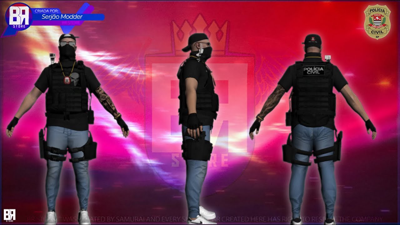 MTA SAN - Skin Polícia Civil SP Velho + Download BY: Serjão Modder ...