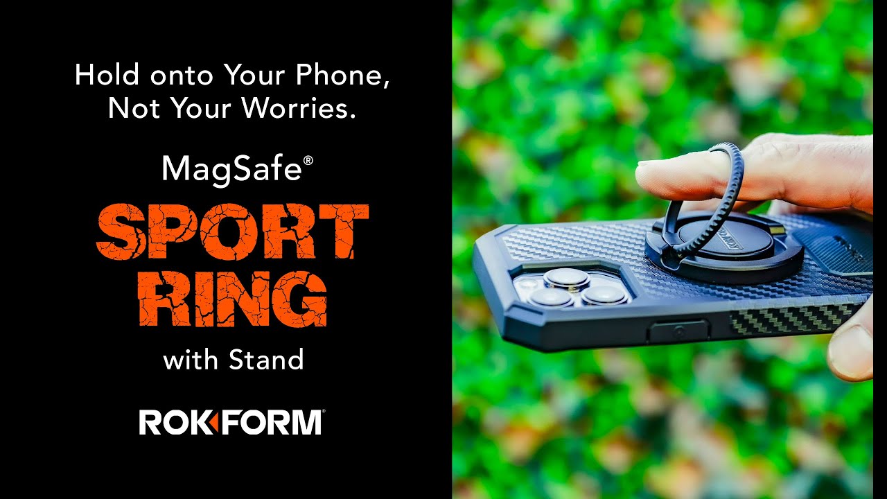 New! ROKFORM MagSafe® Sport Ring with Stand - YouTube