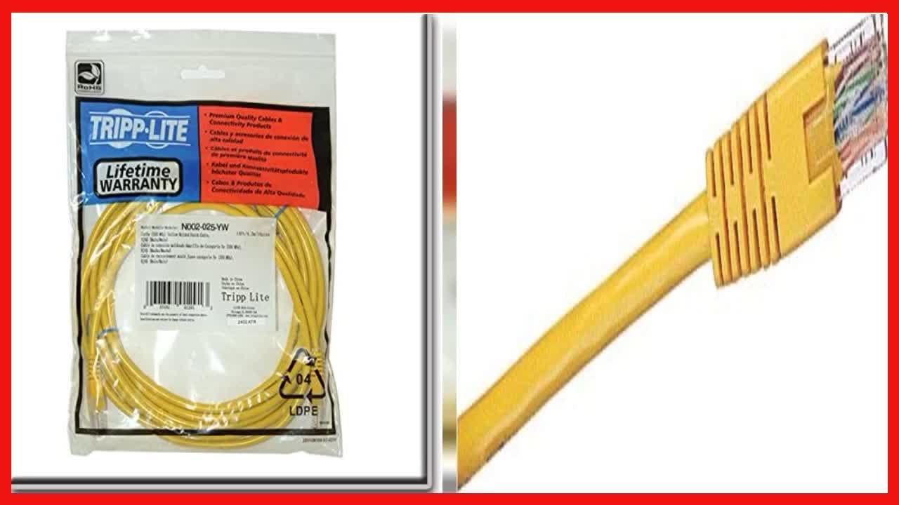 Great product - Tripp Lite Cat5e 350MHz Molded Patch Cable (RJ45 M/M ...