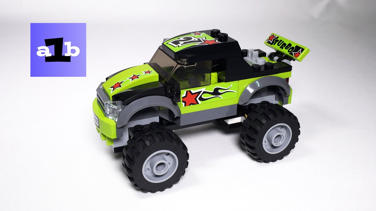 LEGO CITY 60055 Monster Truck Time Lapse Build - YouTube