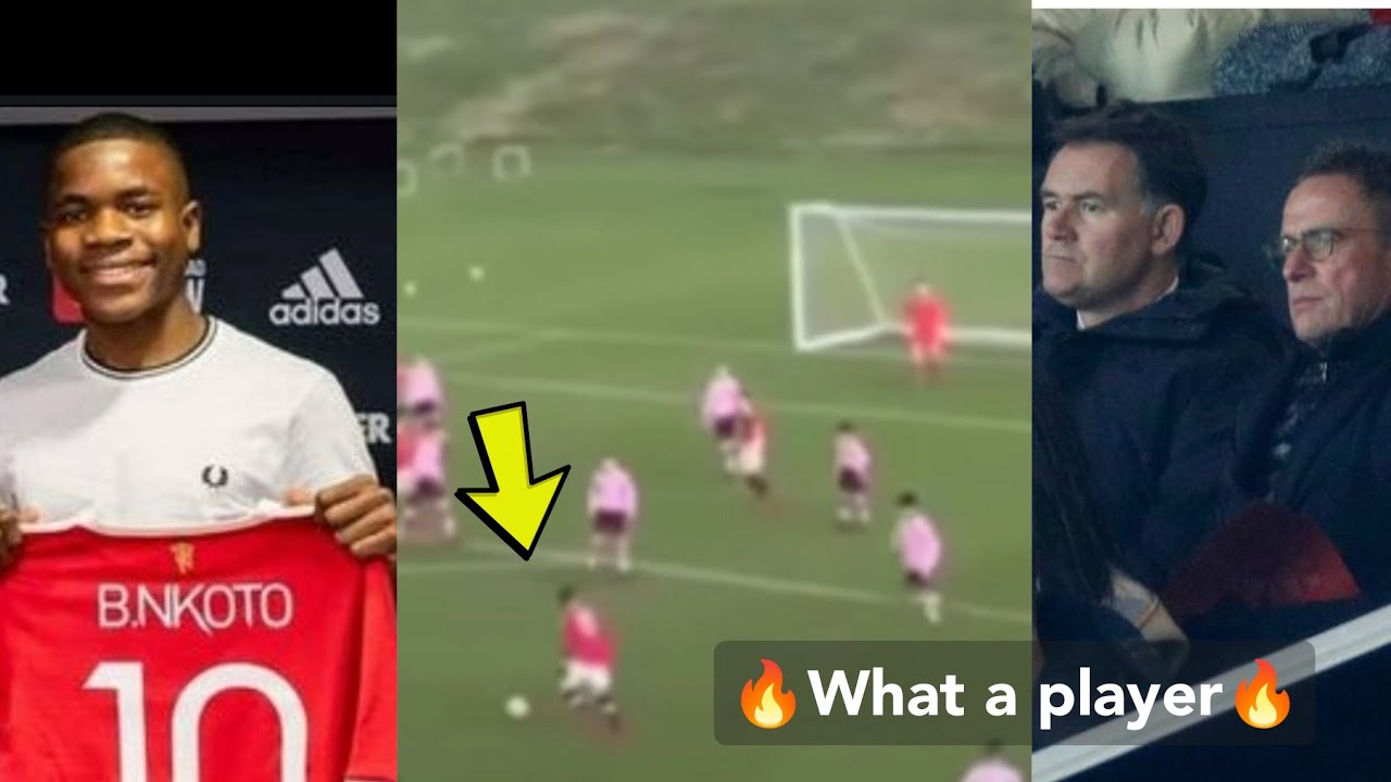 Bassirou Nkoto shocked everyone on his Man United trials 🔥 at ...