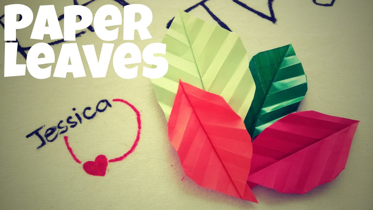 Origami Leaf - Origami Easy - YouTube