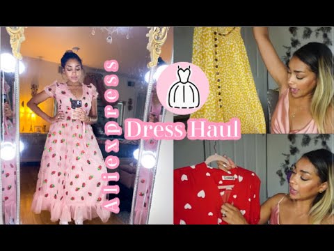Aliexpress Dress Haul - YouTube