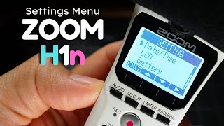 Step-by-Step Guide: Accessing the Zoom H1n Menu – SynthMind