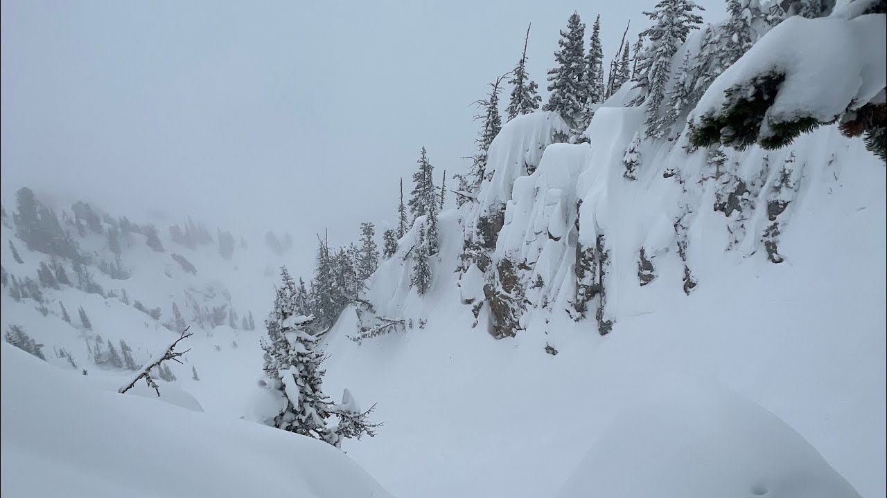 Never Never Land and Avalanche Gulch - Bridger Bowl Ridge Terrain - YouTube