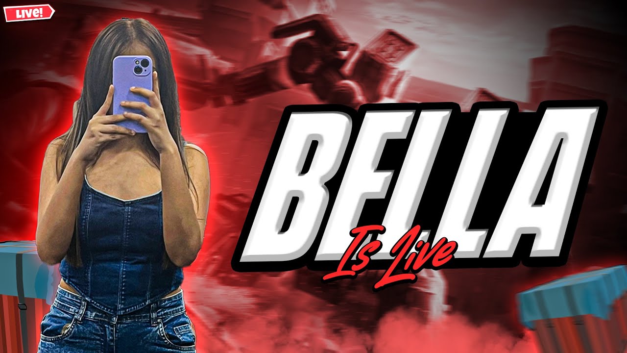 CUSTOMS ️ | LIVE WITH BELLA 🫶 #bgmi #girlgamer #custom #livestream - YouTube