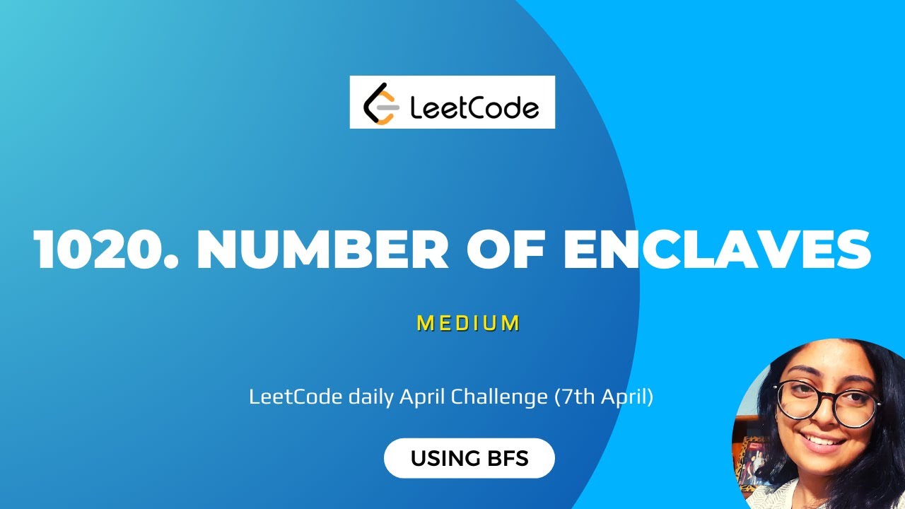 1020. Number of Enclaves | April Leetcode Challenge | C++ | Graphs - YouTube