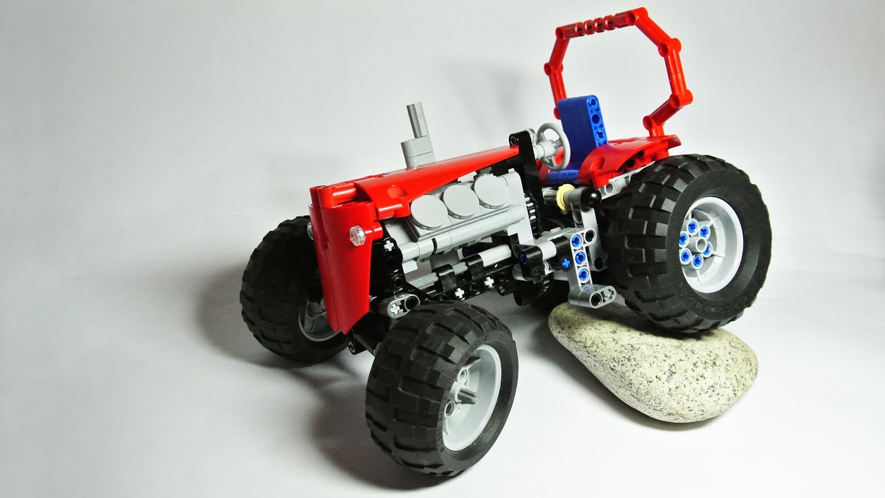 Lego Technic Tractor (MOC) - YouTube