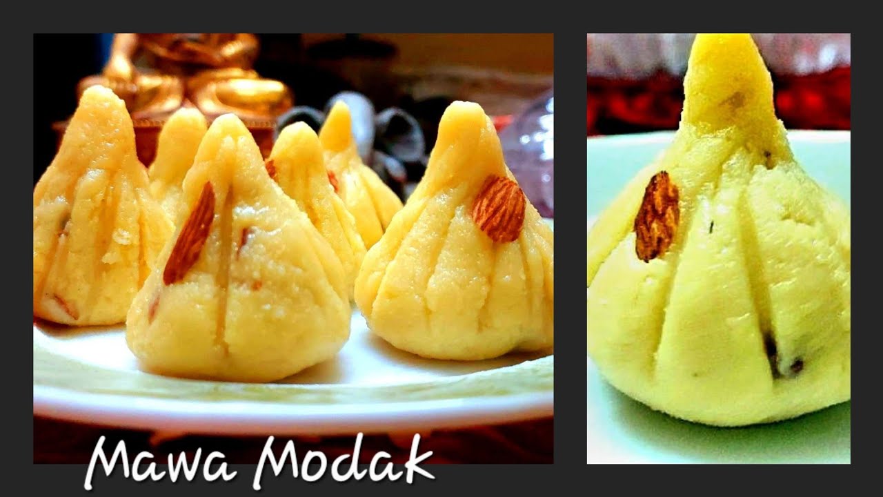 Modak Recipe || mawa modak recipe ||Ganesh Chaturthi Bhog instant modak ...