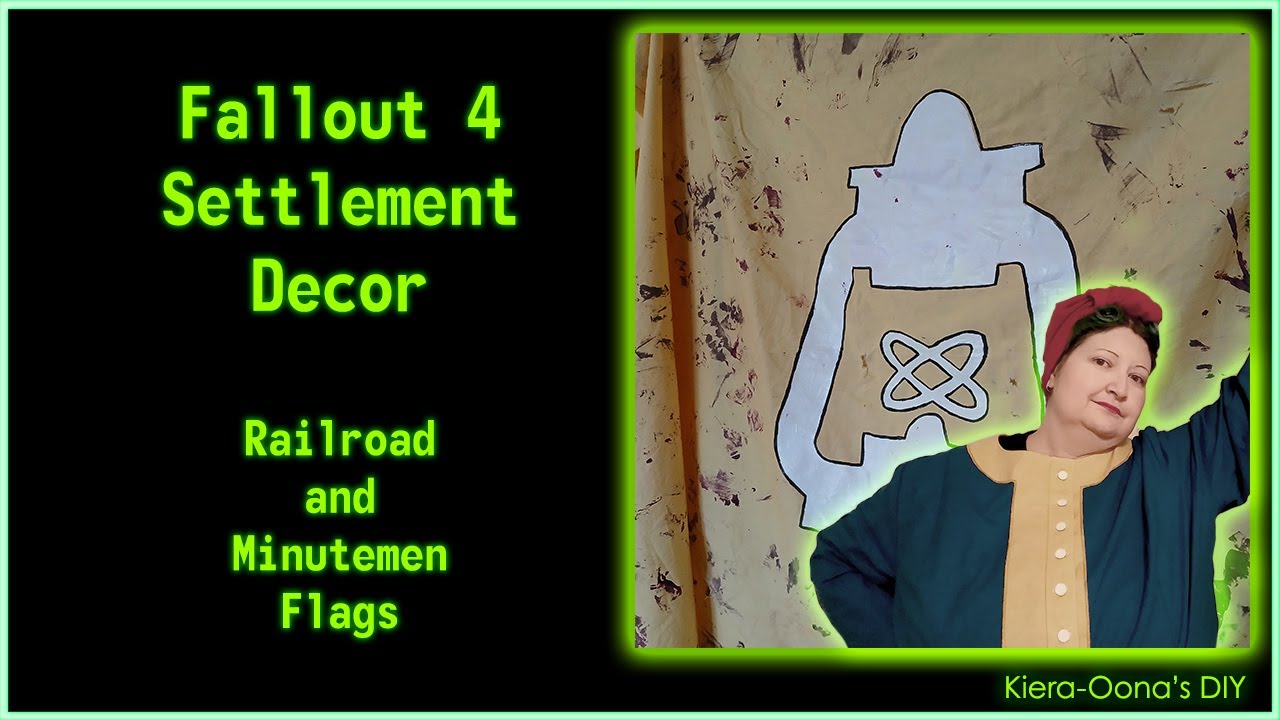 Fallout 4 Settlement Decor - Railroad and Minutemen Flags #fallout4 # ...