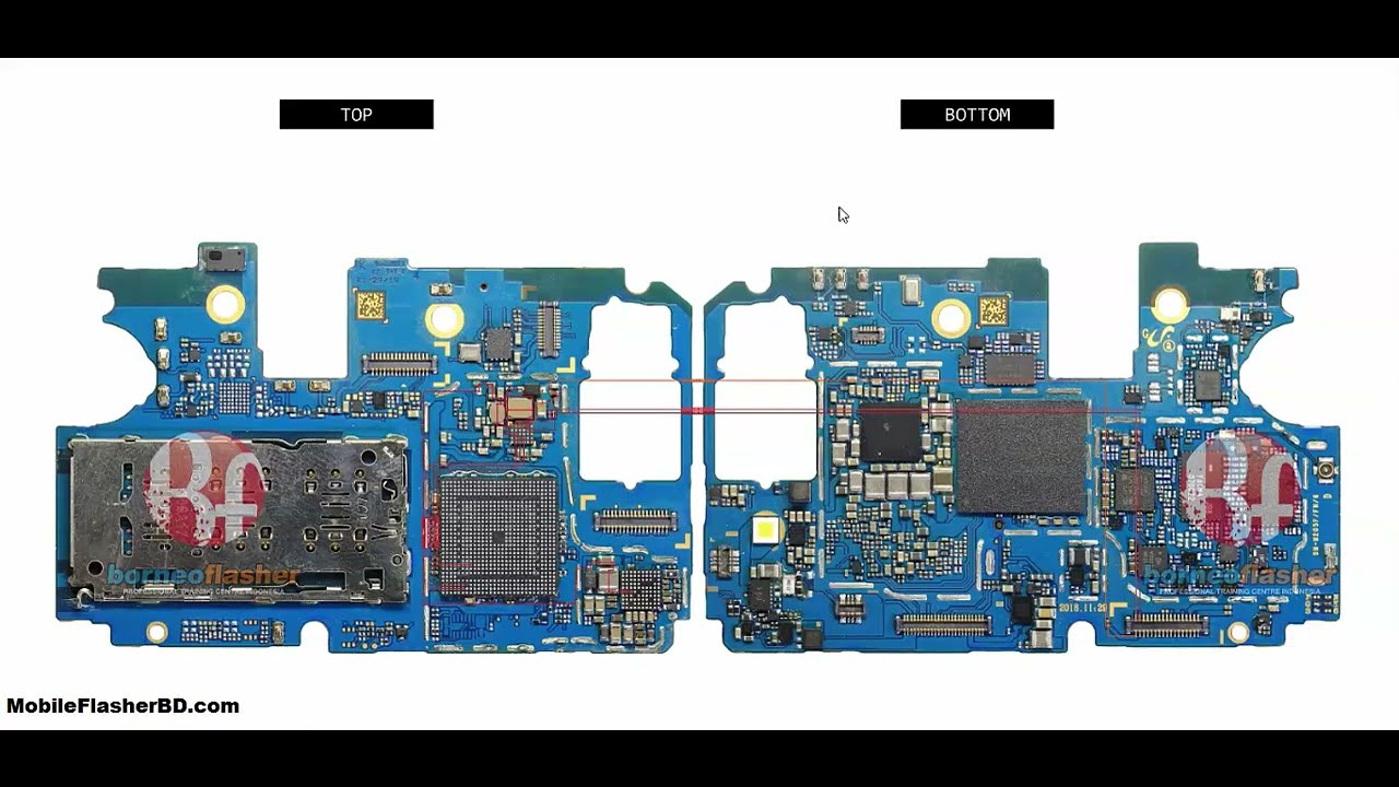 Samsung Galaxy M20 SM-M205 LCD Light Problem Repair All Supply Jumper ...