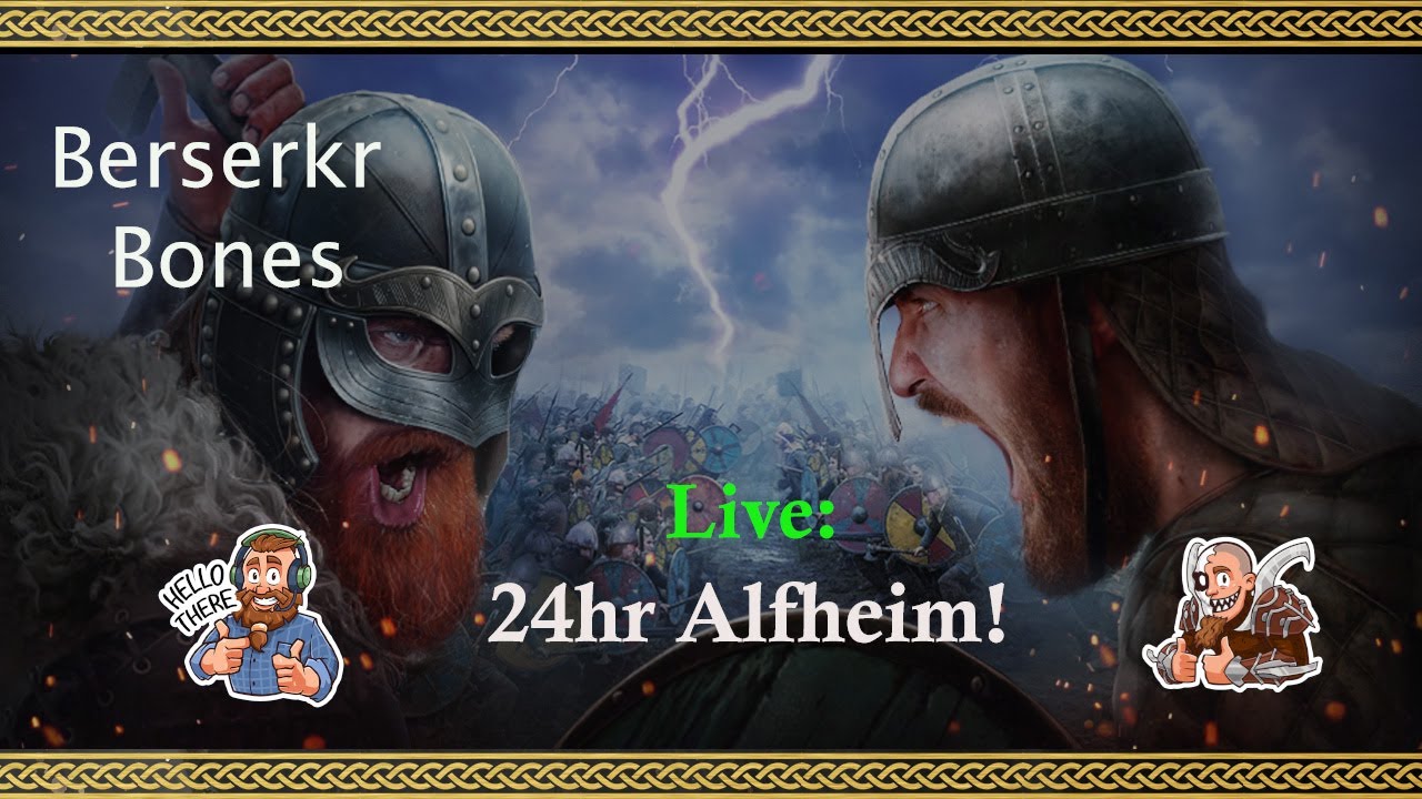 Berserkr Bones: Live: 24hr Alfheim!! Vikings War of Clans - YouTube