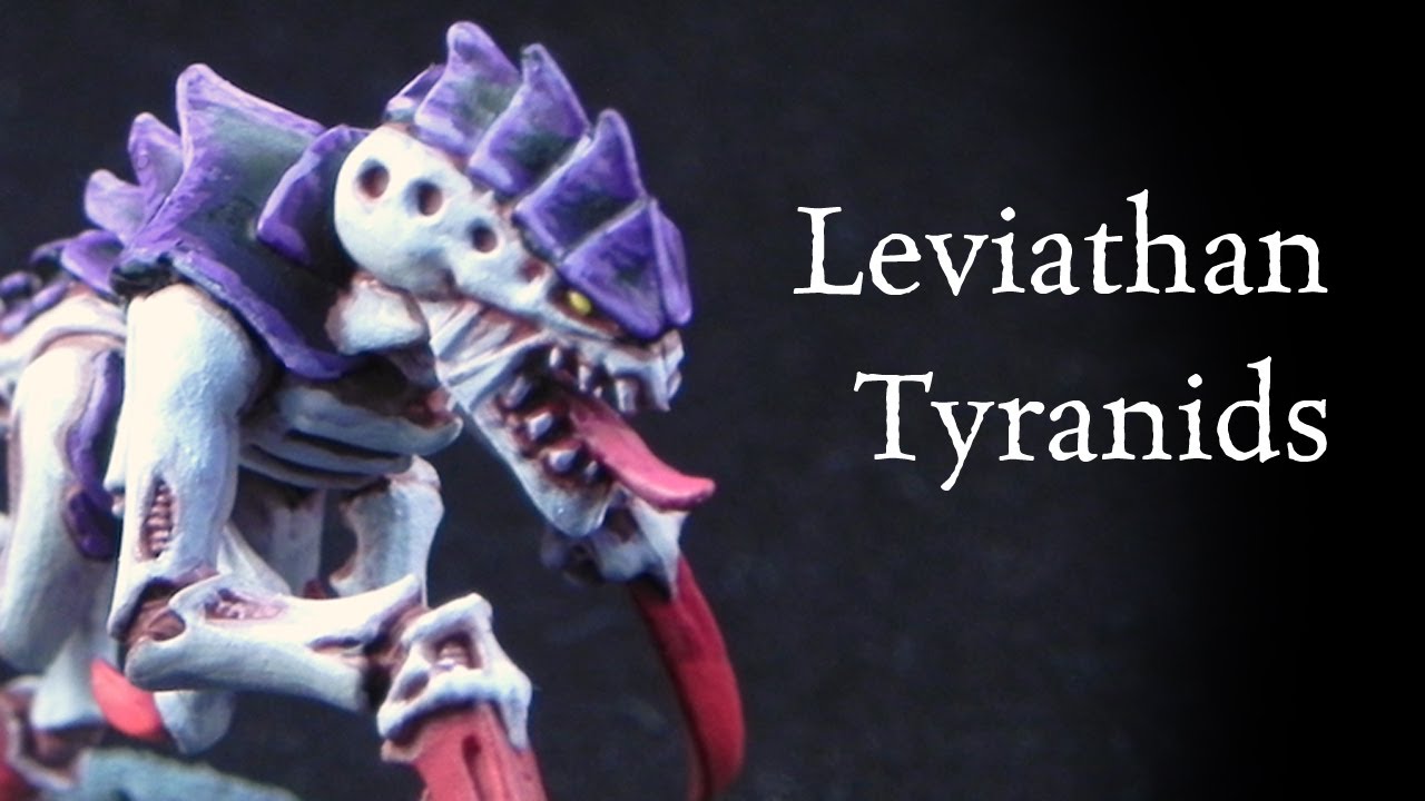 How to paint Hive Fleet Leviathan Tyranids (better quality) - YouTube