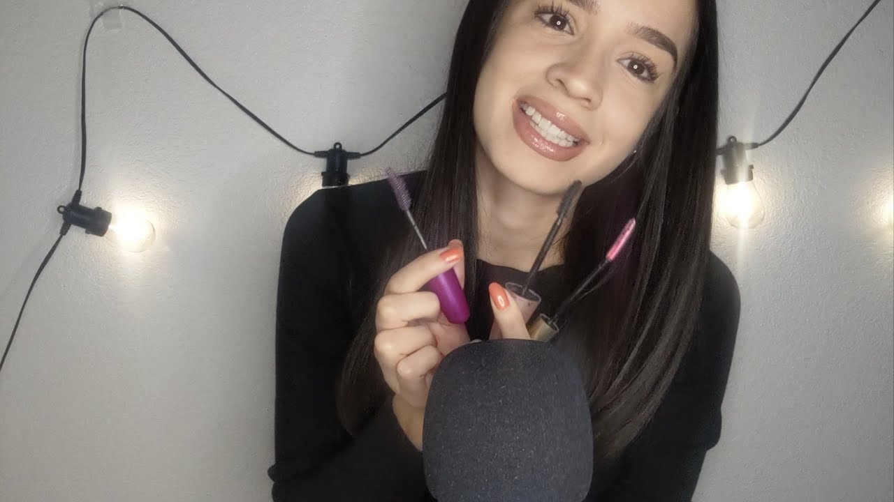 ASMR 29 Minutes of Mic Scratching with Mascara Wands! ~all tingles for ...