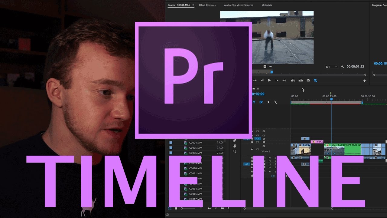Premiere Pro CC - Timeline Tutoriál - YouTube