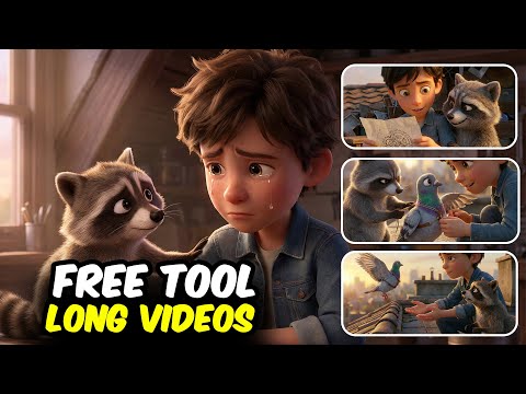 FREE AI Tools to Create LONG 3D Cartoon Animation Videos (Perfect Lip Sync Tutorial)