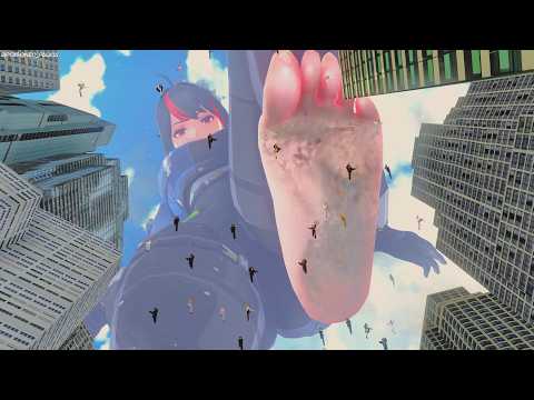 Giga Giantess Zhu Yuan Rampage