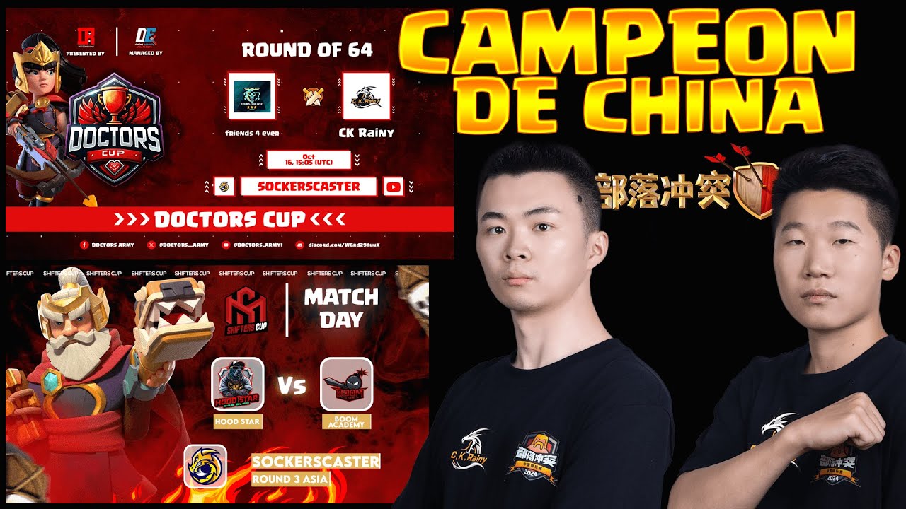 🔴LIVE JUEGA EL CAMPEON DE CHINA : CK RAINY VS FFE | HOOD STAR VS BOOM ...