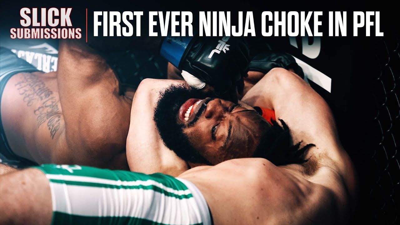FIRST EVER NINJA CHOKE IN PFL | Slick Submissions - YouTube