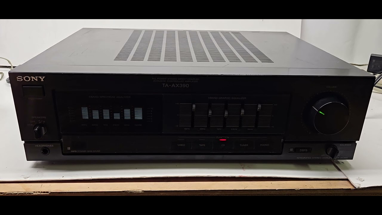 🔴 Vintage Sony High-Fidelity Integrated Stereo Amplifier Direct Coupled ...