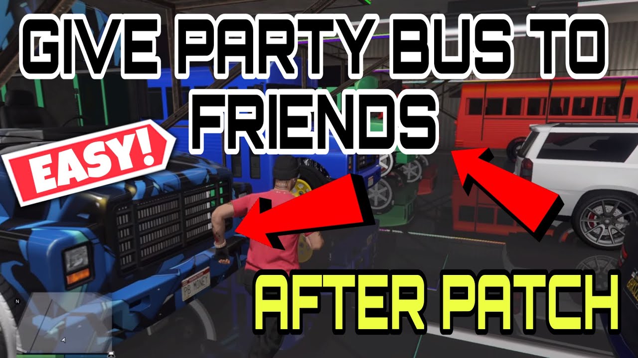 GIVE PARTY BUS TO FRIENDS | HOW TO STORE PARTY BUS IN ANY GARAGE GLITCH ...