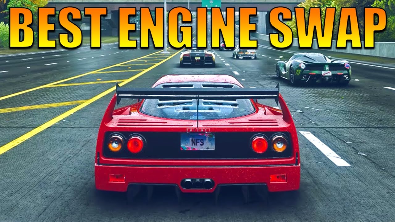 NFS Unbound - Ferrari F40 With A Pickup Truck Engine (All Engines Fully ...