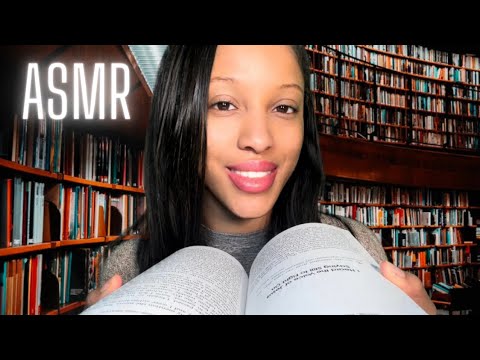 ASMR LIBRARY ROLEPLAY | Typing Sounds 💻 Page Turning 📗Writing Sounds (whispered video) - YouTube