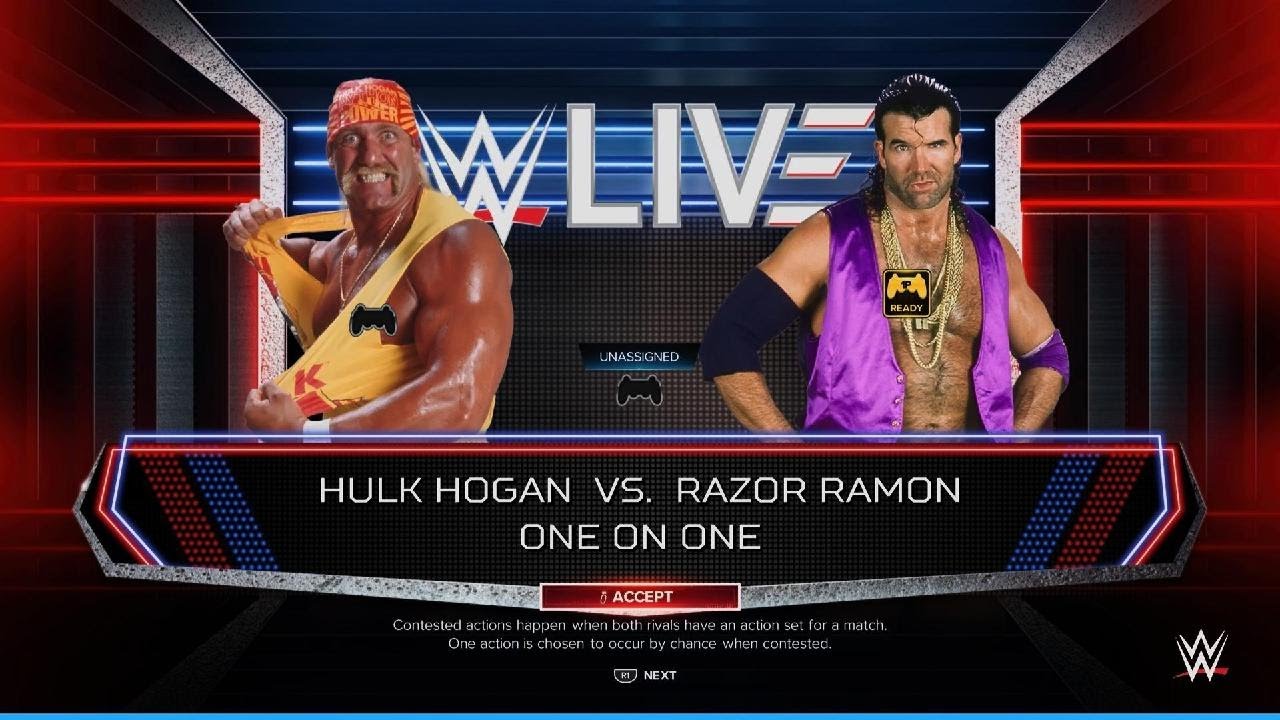 Hulk Hogan vs Razor Ramon - YouTube