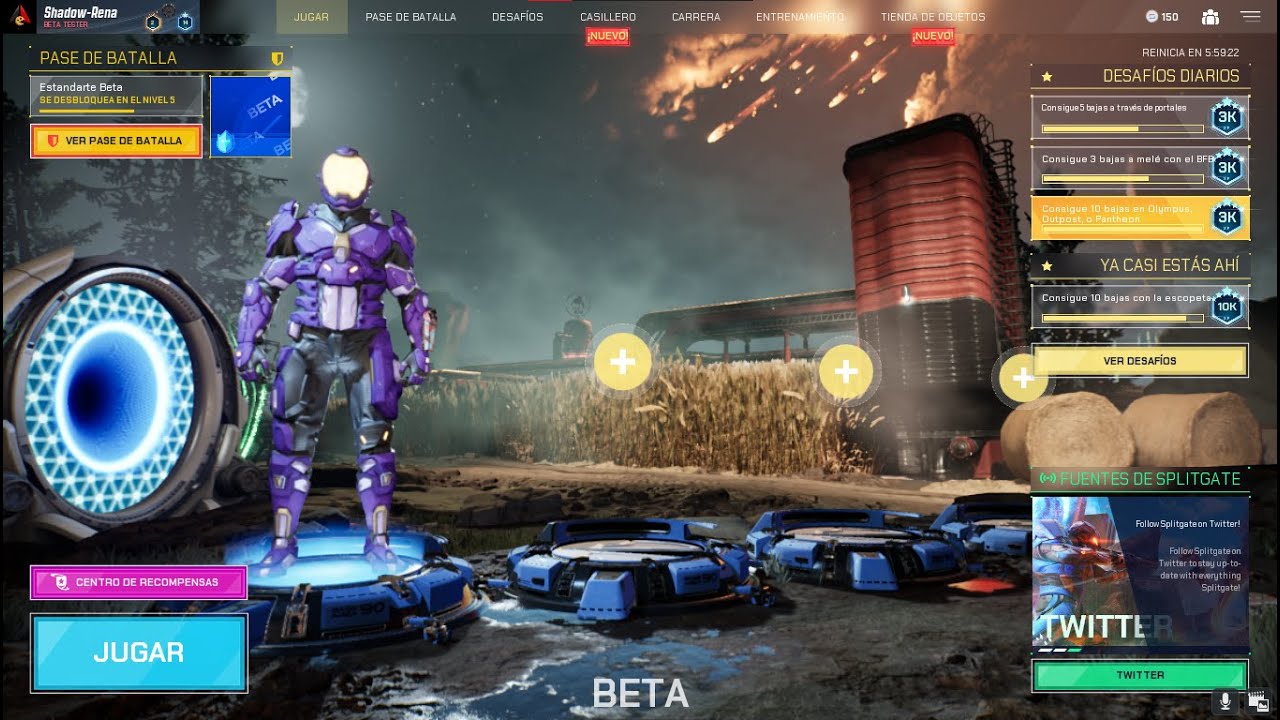 Jugando la beta de SplitGate - YouTube
