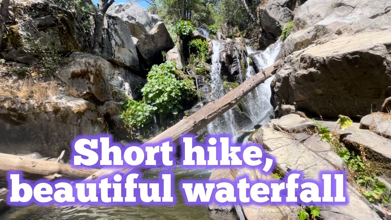 Short hike to Corlieu waterfalls near Oakhurst California - YouTube