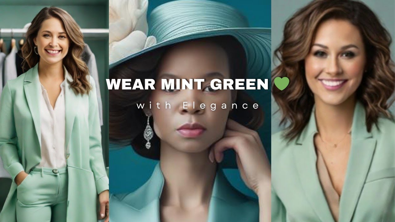 How to perfectly mix and Match Mint Green colour for classy and elegant ...