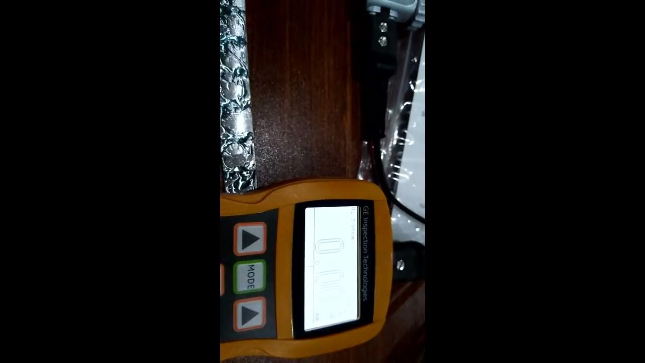 How to Calibration GE DM5E Thickness Gauge with 2 PT Mode - YouTube