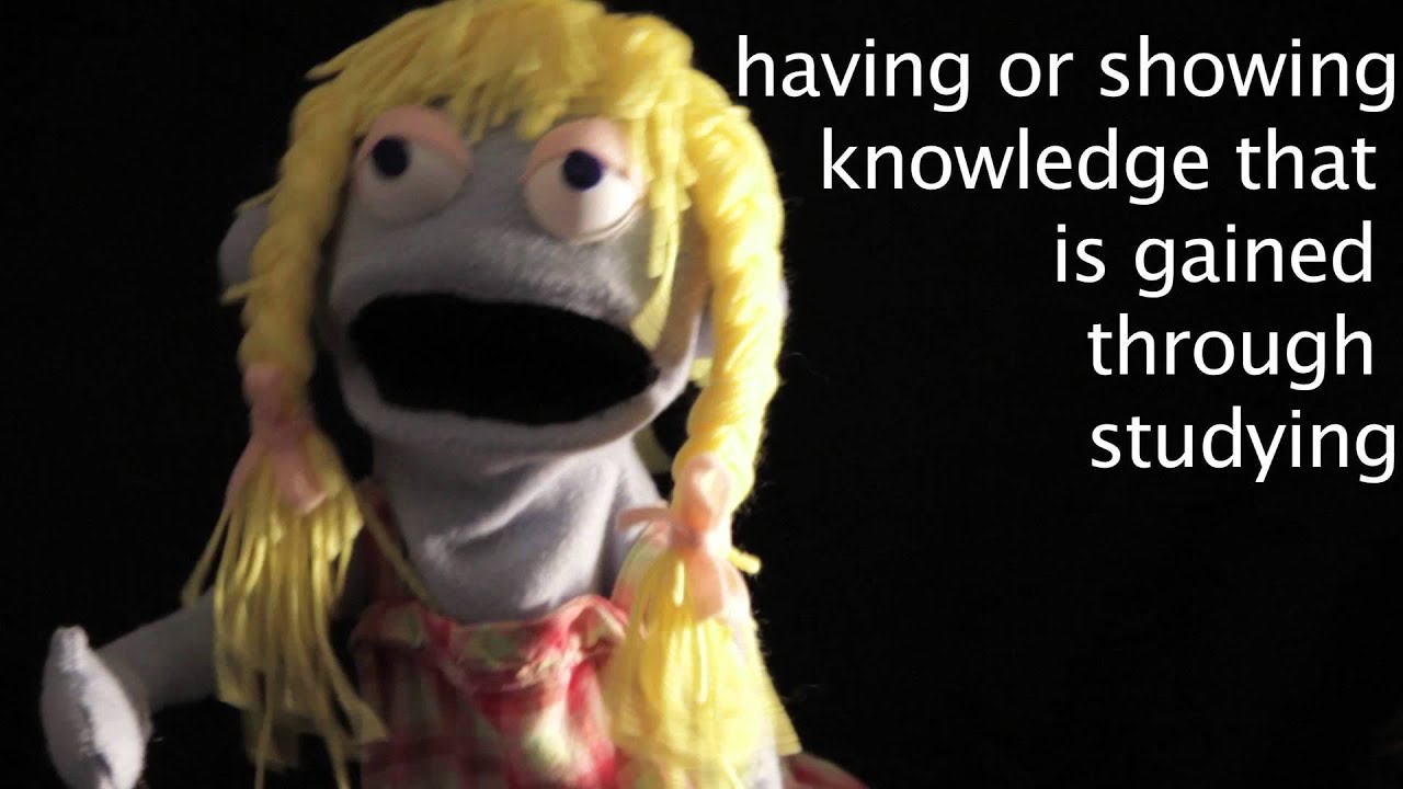 28. Erudite - Word of the Day - Learn with Cindy - YouTube