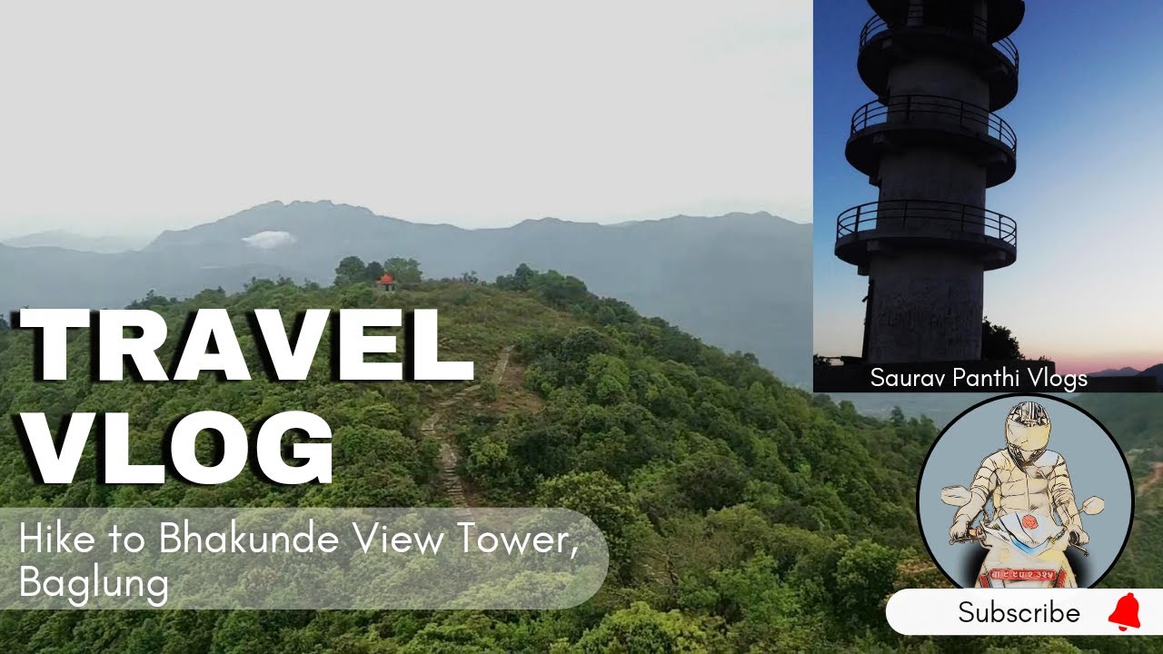A short hike to Bhakunde View Tower Baglung ⛰️ | Travel Video | Saurav ...