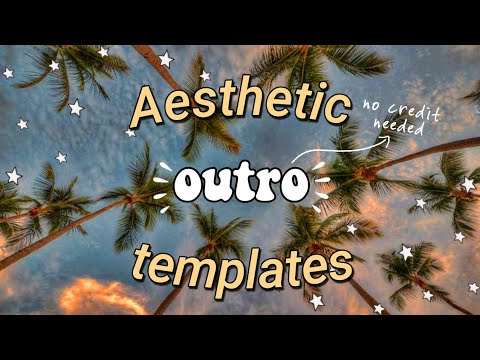 Aesthetic outro templates | *NO CREDIT* | lcvlybean ♡ - YouTube