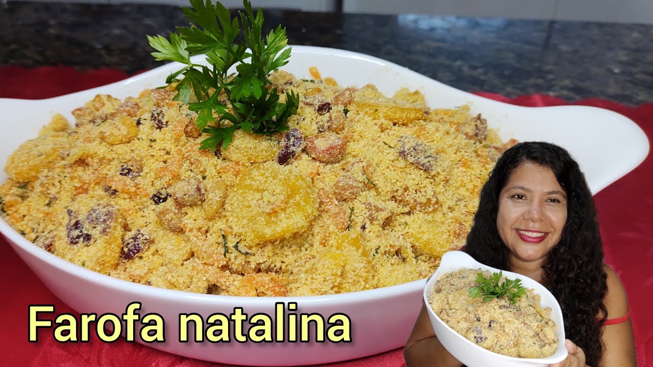 Farofa natalina de banana e bacon que é sensacional! Receita da minha amiga | Vanuza Santos ...