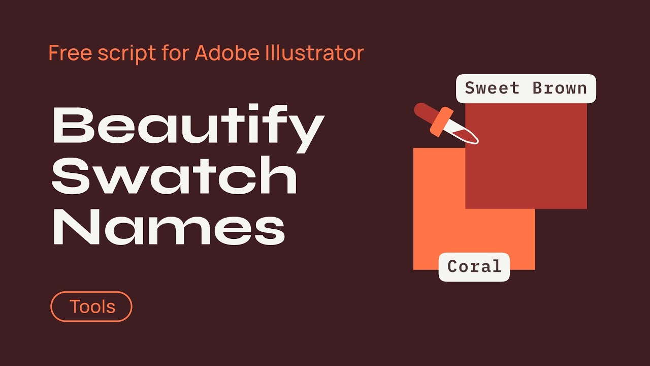 How to Create Beautiful Color Names in Adobe Illustrator - YouTube