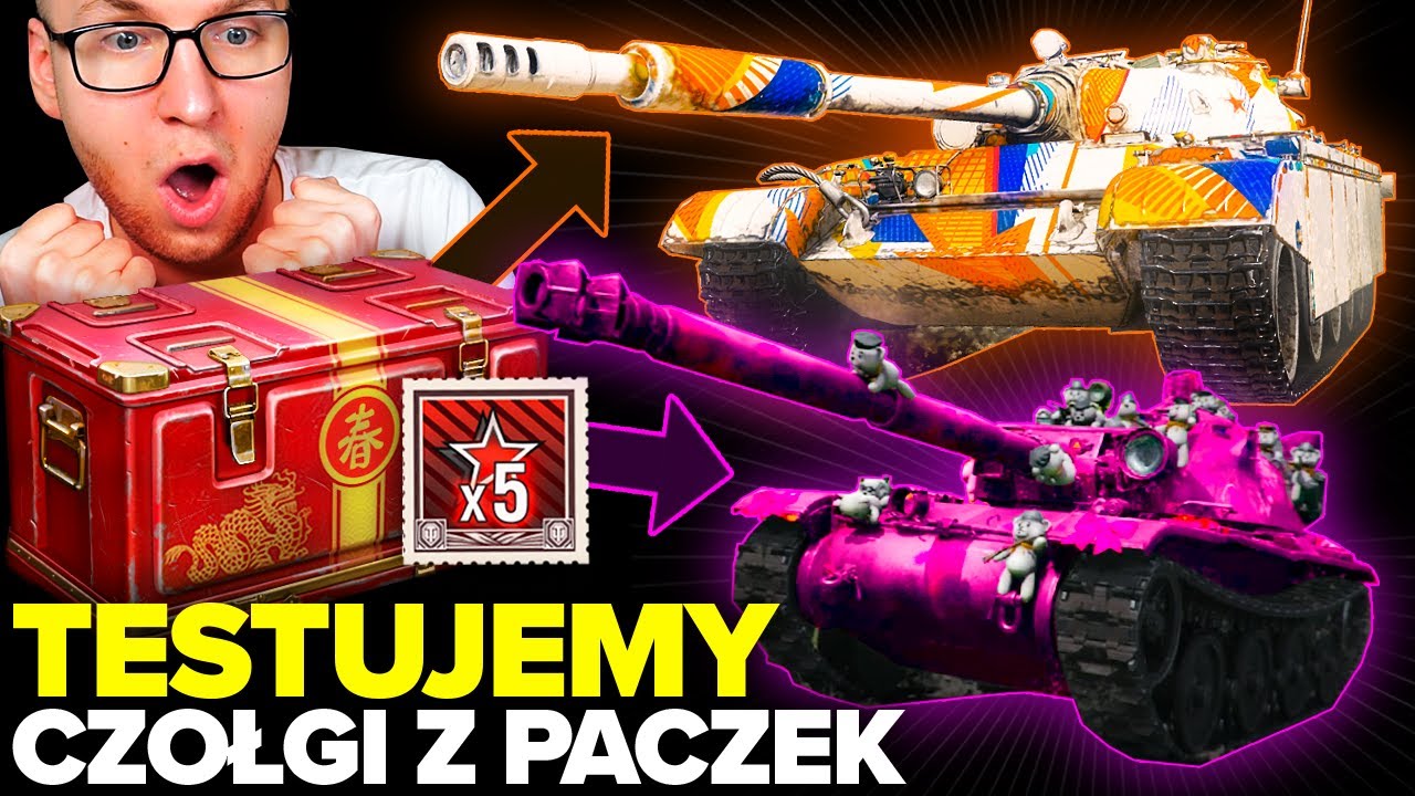 TESTUJEMY CZOŁGI z PACZEK + NOWY POLSKI NISZCZYCIEL - YouTube