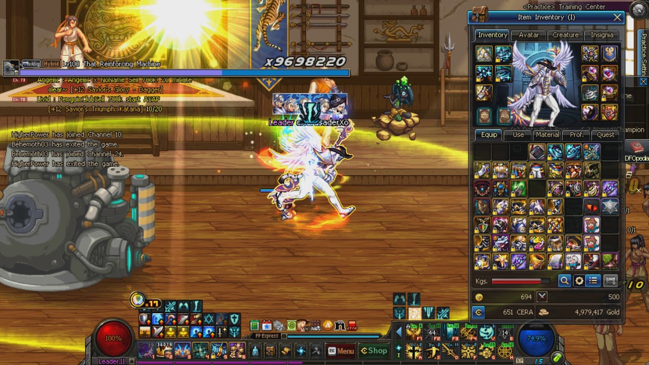 DFO: How to Buff (Male Crusader Edition) - YouTube