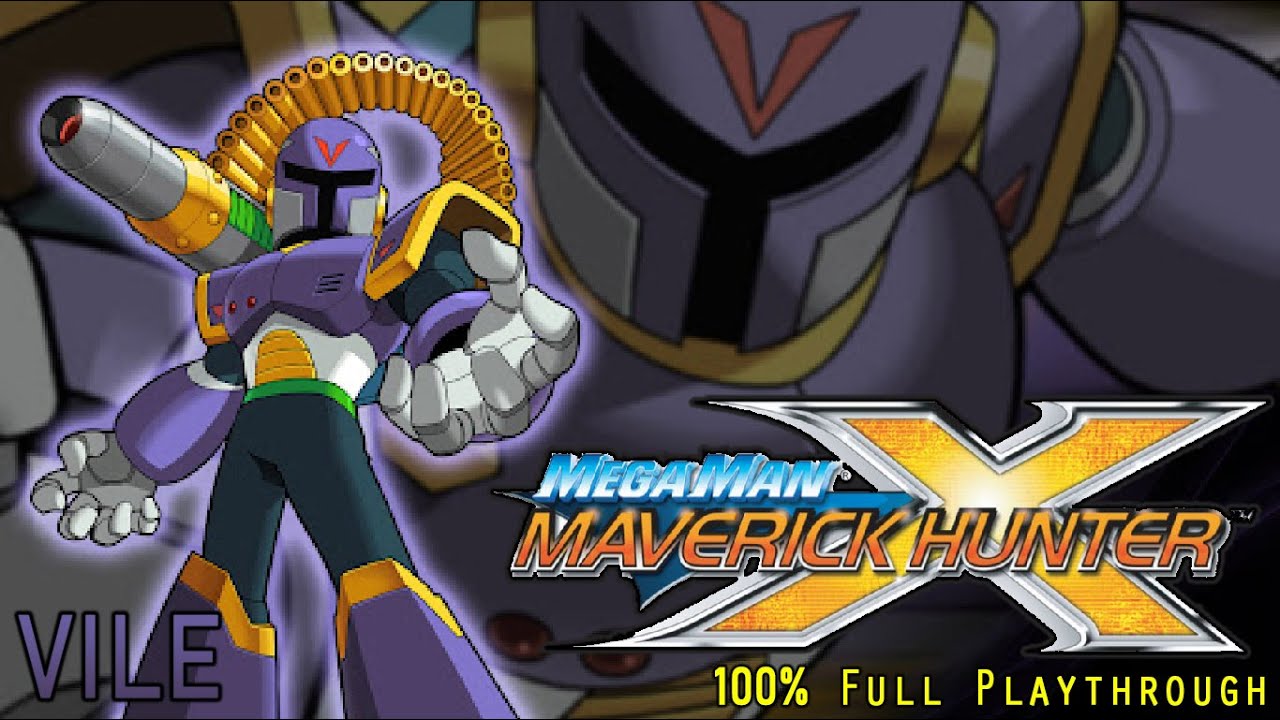 Mega Man Maverick Hunter X [PSP] (Vile) - YouTube